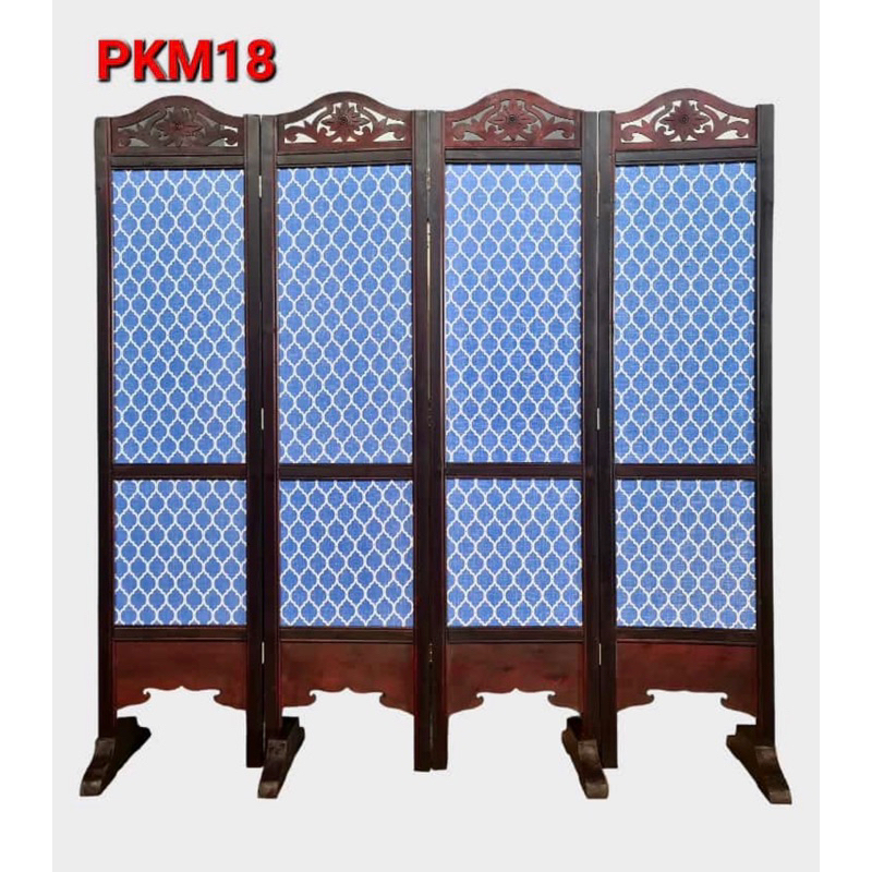 PEMBAHAGI RUANG KAYU / PARTITION KAYU ORIGNAL / WOODEN SCREEN DIVIDER ...