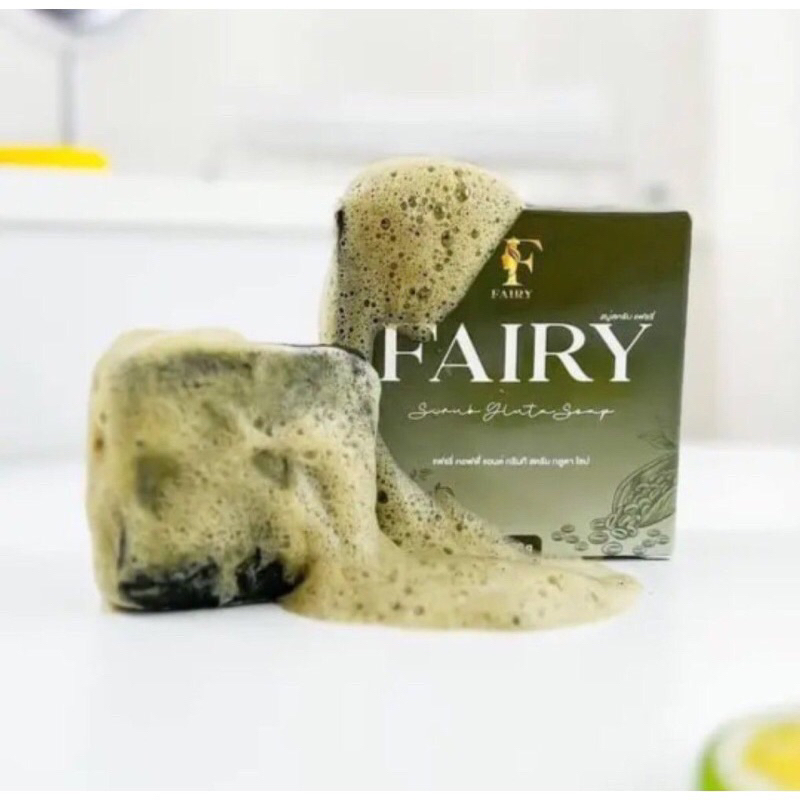 💚Fairy scrub soap. Green Tea Glutathione Fairy Scrub Gluta Soap (size ...