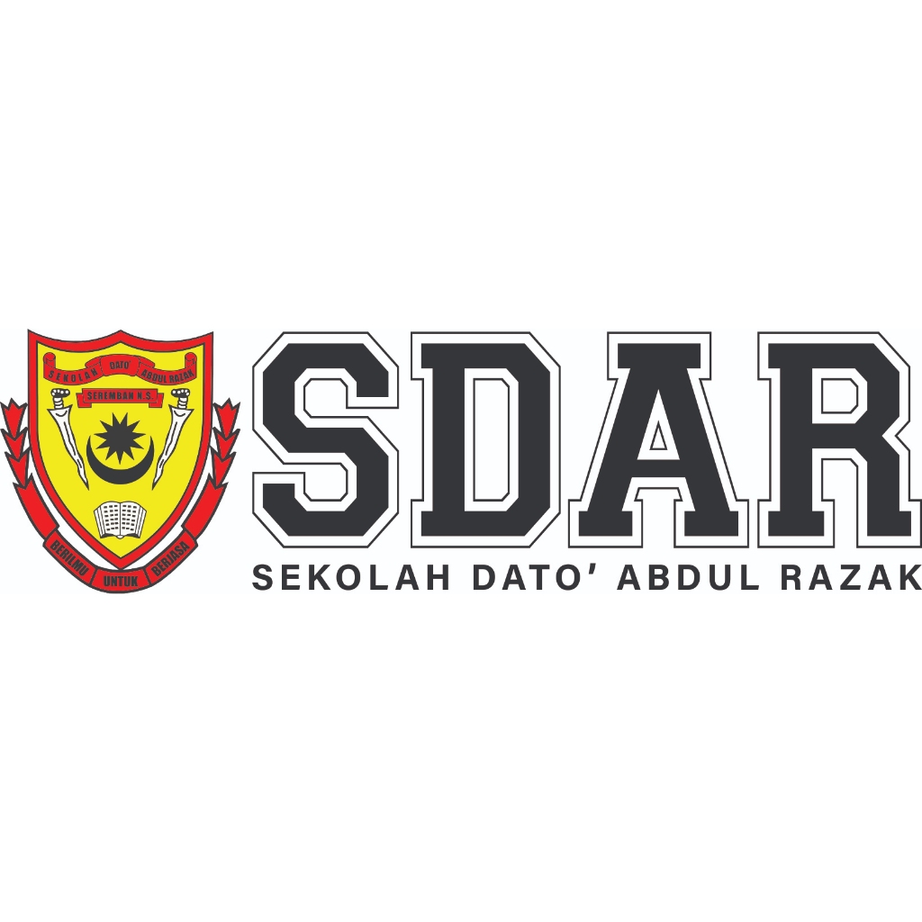 SDAR Logo Reflective Sticker - S | D | A | R - Sekolah Dato' Abdul ...
