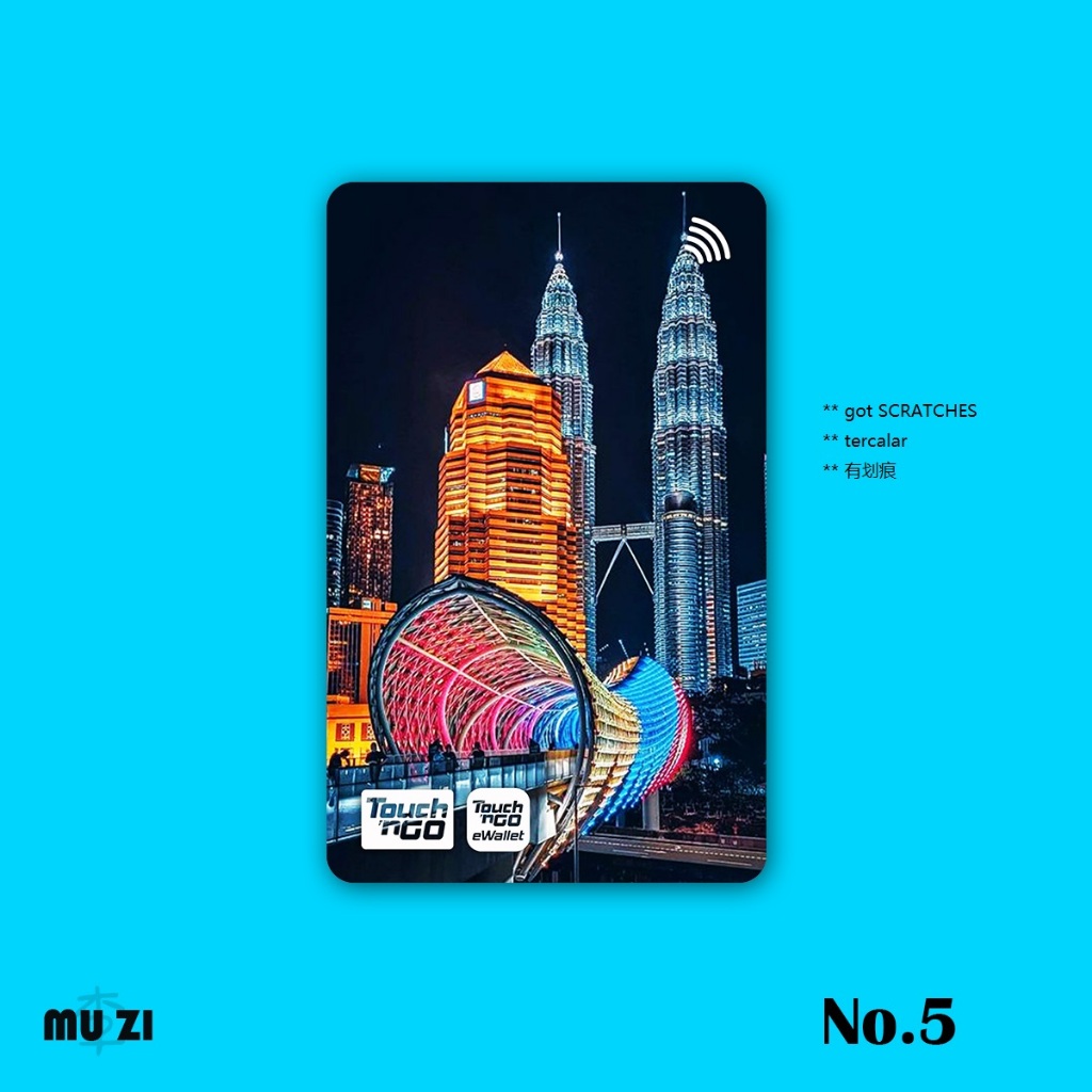 Malaysia KLCC TnG Card STICKER NFC STICKER Waterproof Thick Hard ...