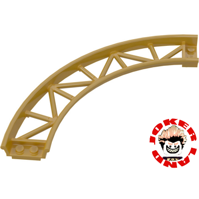 LEGO PART 25061 - TRAIN, TRACK ROLLER COASTER CURVE, 90 DEGREES ...