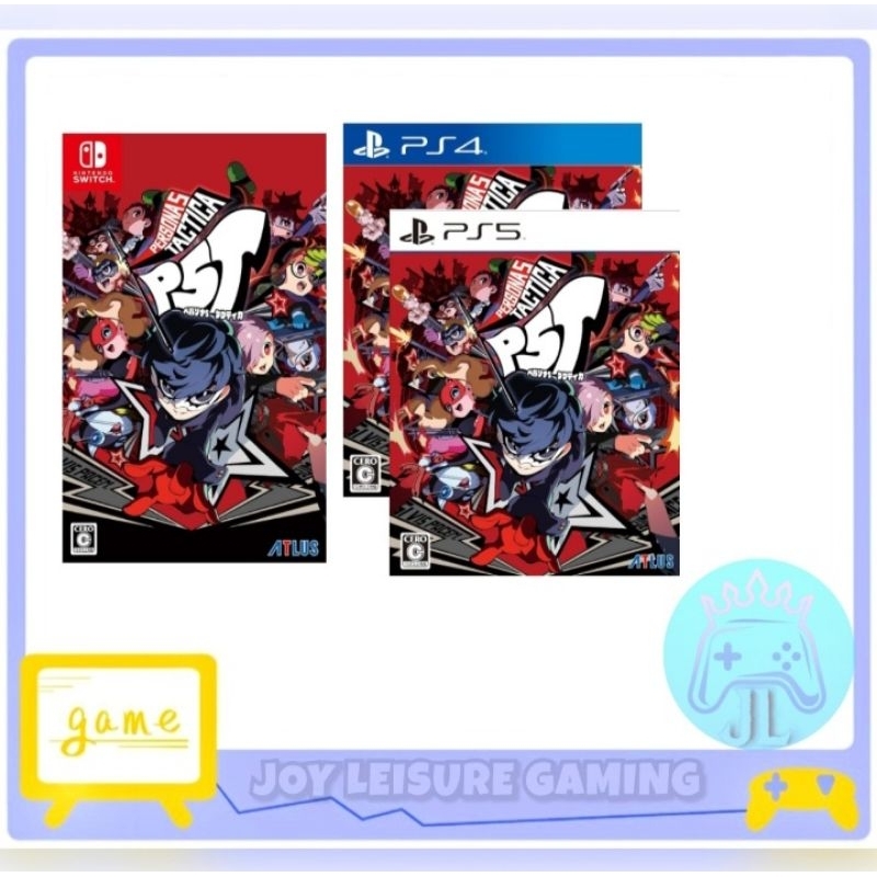 Nintendo Switch/PS4/PS5 Persona 5 Tactica (P5T) 女神異聞錄5 戰略版 | JP Cover-Eng/Chi | Shopee Malaysia
