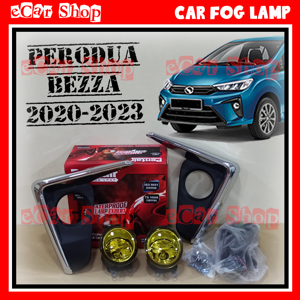 Perodua Bezza 2020 2021 2022 2023 Oem Fog Lamp Yellow Glass Sport Light ...