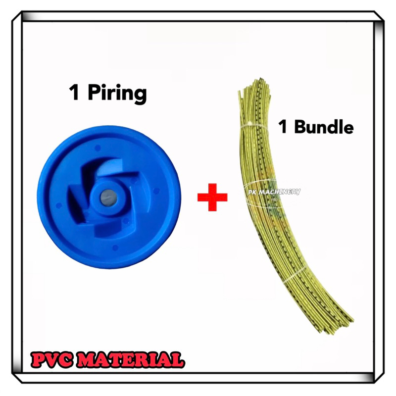 PVC Black Cutter Trimmer Line Plate Heavy Duty Piring Tali Up to 3.5mm ...
