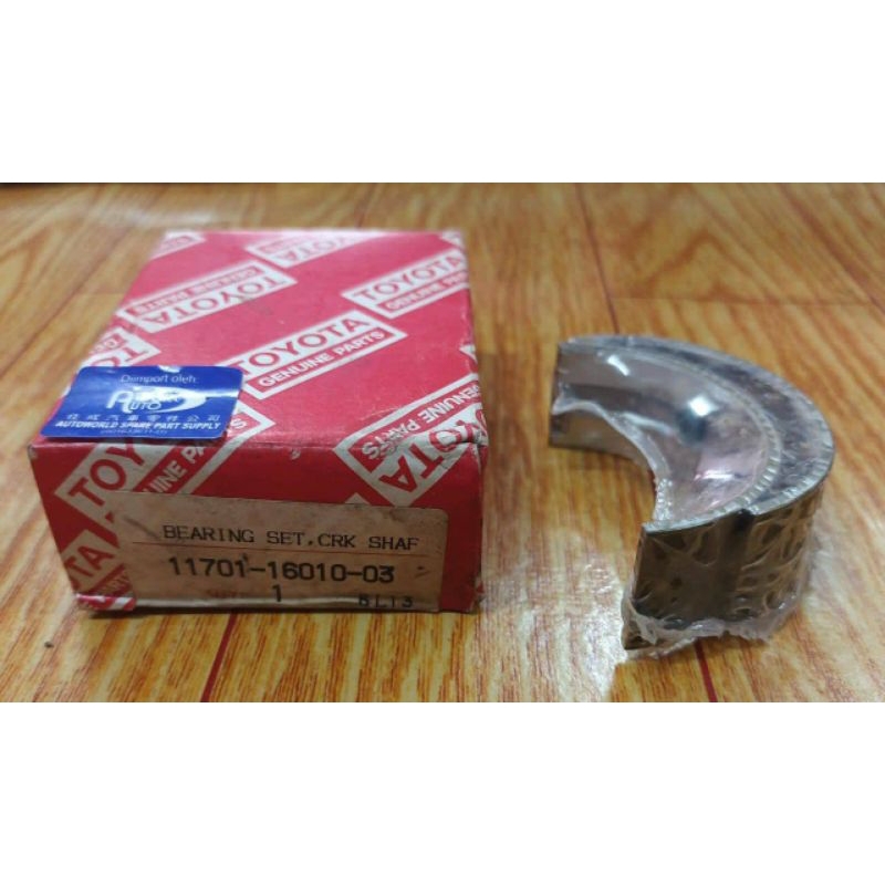 ORIGINAL AE80,AE92,AE101,AE111 CRANK SHAFT BEARING (11701-16010-03 ...