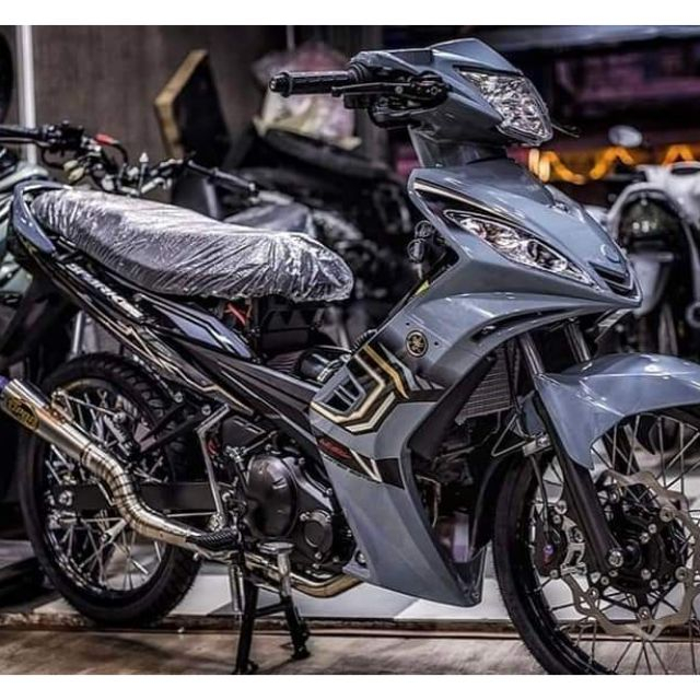 COVERSET YAMAHA 135 LC V1 DESIGN MX KING BATMAN PURBA NEW | Shopee Malaysia