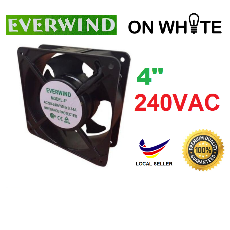 TOYO / EVERWIND Blower Fan 4 Inch /6INC 240V AC BALL BEARING / SLEEVE ...