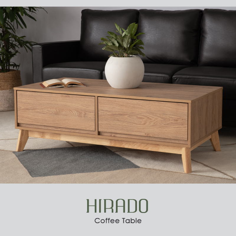hinlim.com - HIRADO Coffee Table with Drawer / Minimalist Coffee Table ...