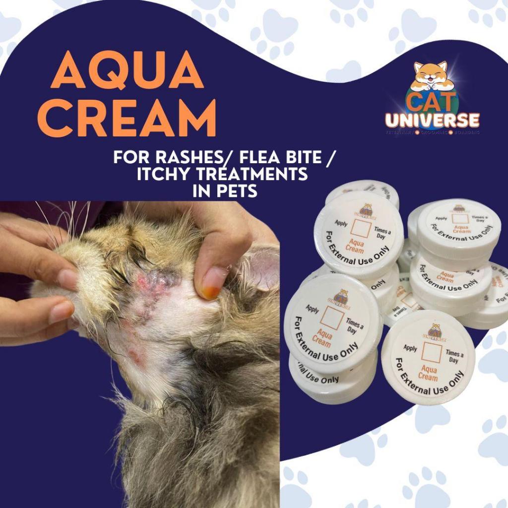 Aqua Cream for cat and dog. Rashes, Flea bite, Itchy Cream. | Shopee ...