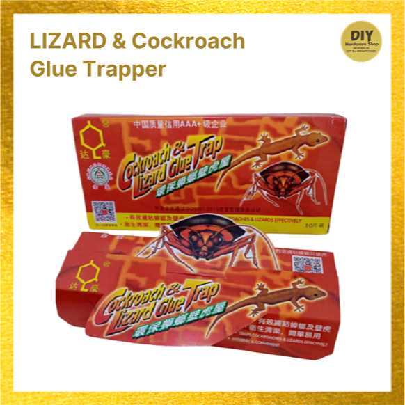 LIZARD Cockroach Glue Trapper Gam Perangkap Kawalan Serangga Perosak ...