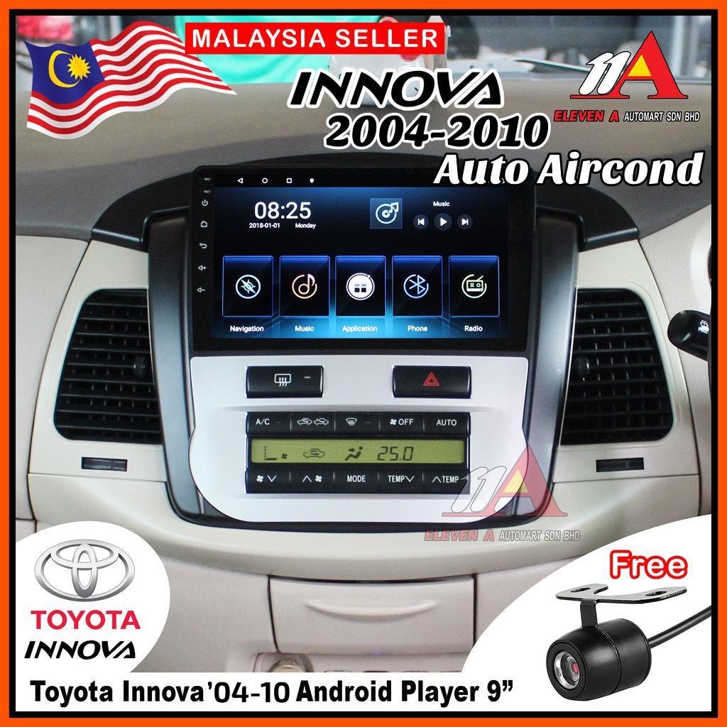 Toyota Innova '04-10 8163 / FY100 / P15 Allwinner Quad Core 9" IPS ...