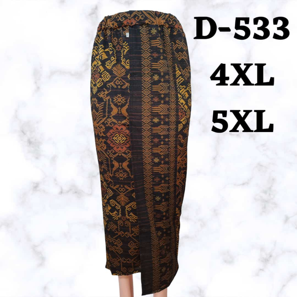【READY STOCK】Skirt Kebaya Elastic Plus Size Jumbo (4XL & 5XL) | Shopee ...