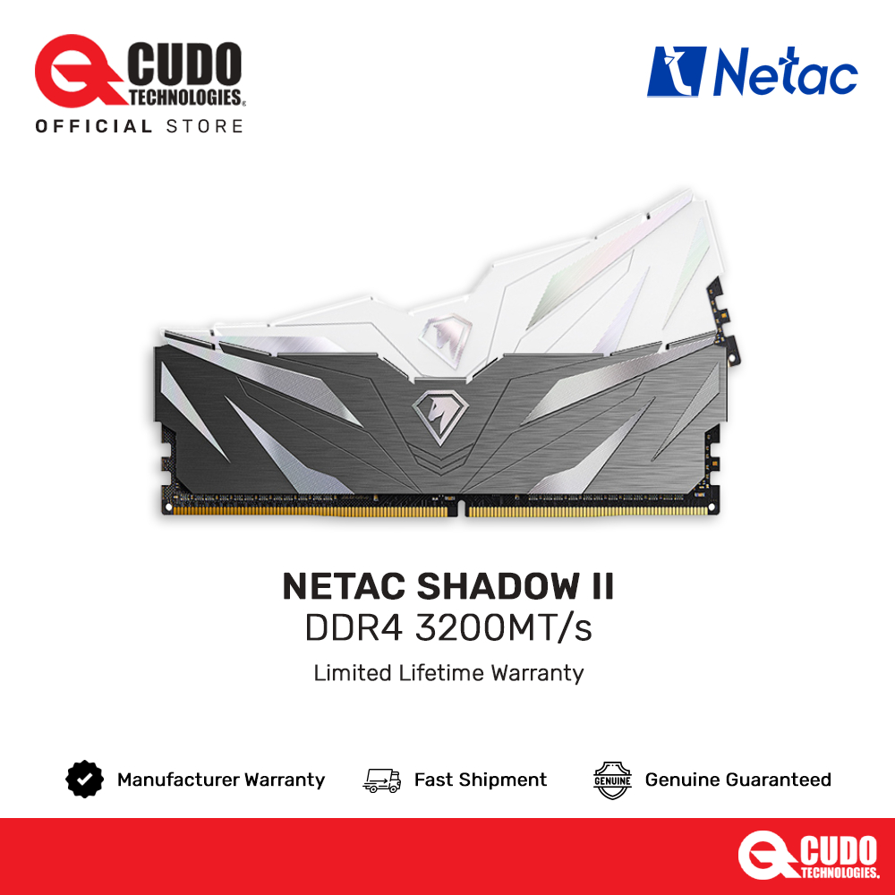 Netac Shadow II DDR4 8GB (1x 8GB) 3200MHz Desktop Memory | Shopee Malaysia