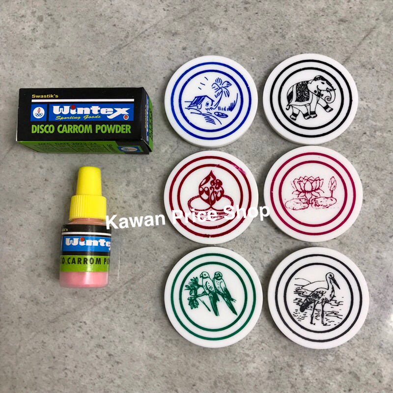 CARROM STRIKER WITH 5gm WINTEX CARROM POWDER | Shopee Malaysia