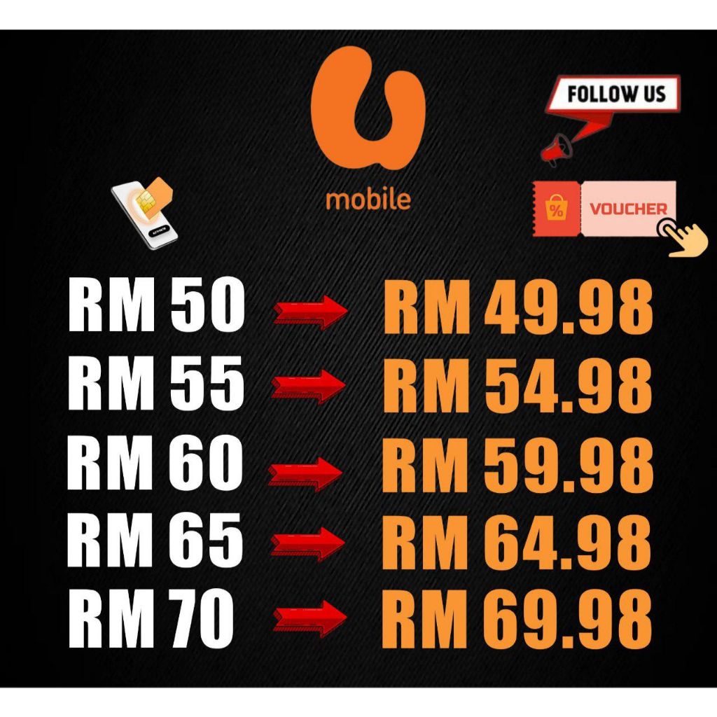 U Mobile Reload | U Mobile Topup | | Instant Top up | Instant Reload ...