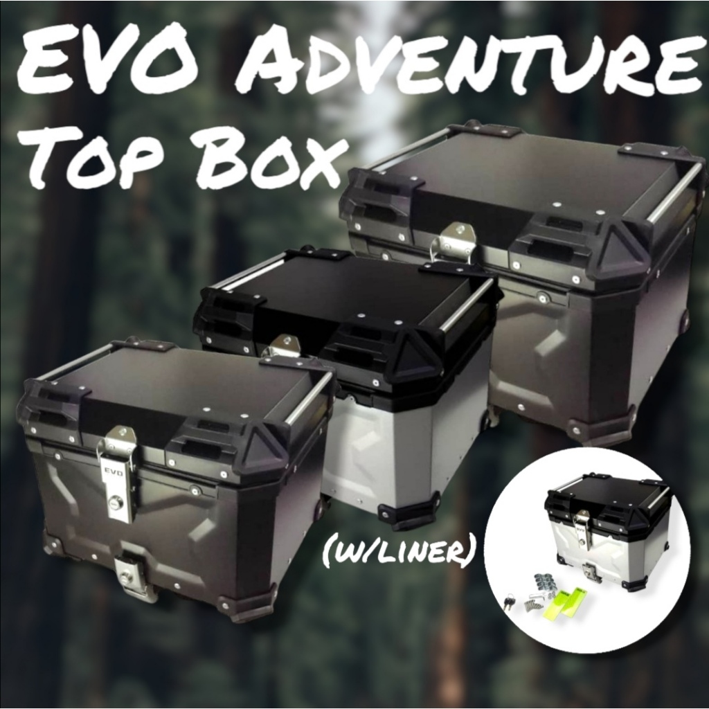 EVO ADVENTURE TOP BOX ALUMN ( WITH LINER ) | Shopee Malaysia
