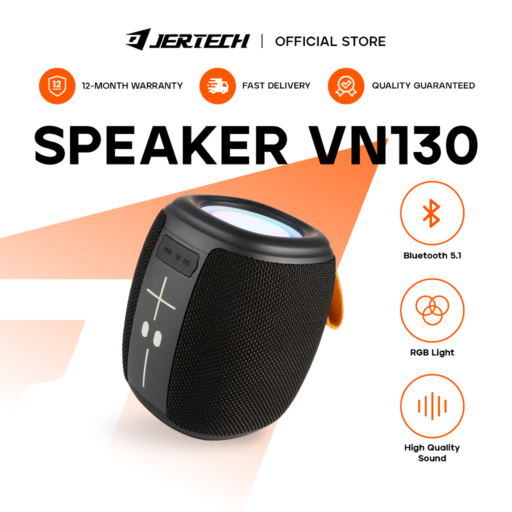 Jertech VN130 High Fidelity Portable Bluetooth Speaker | Shopee Malaysia