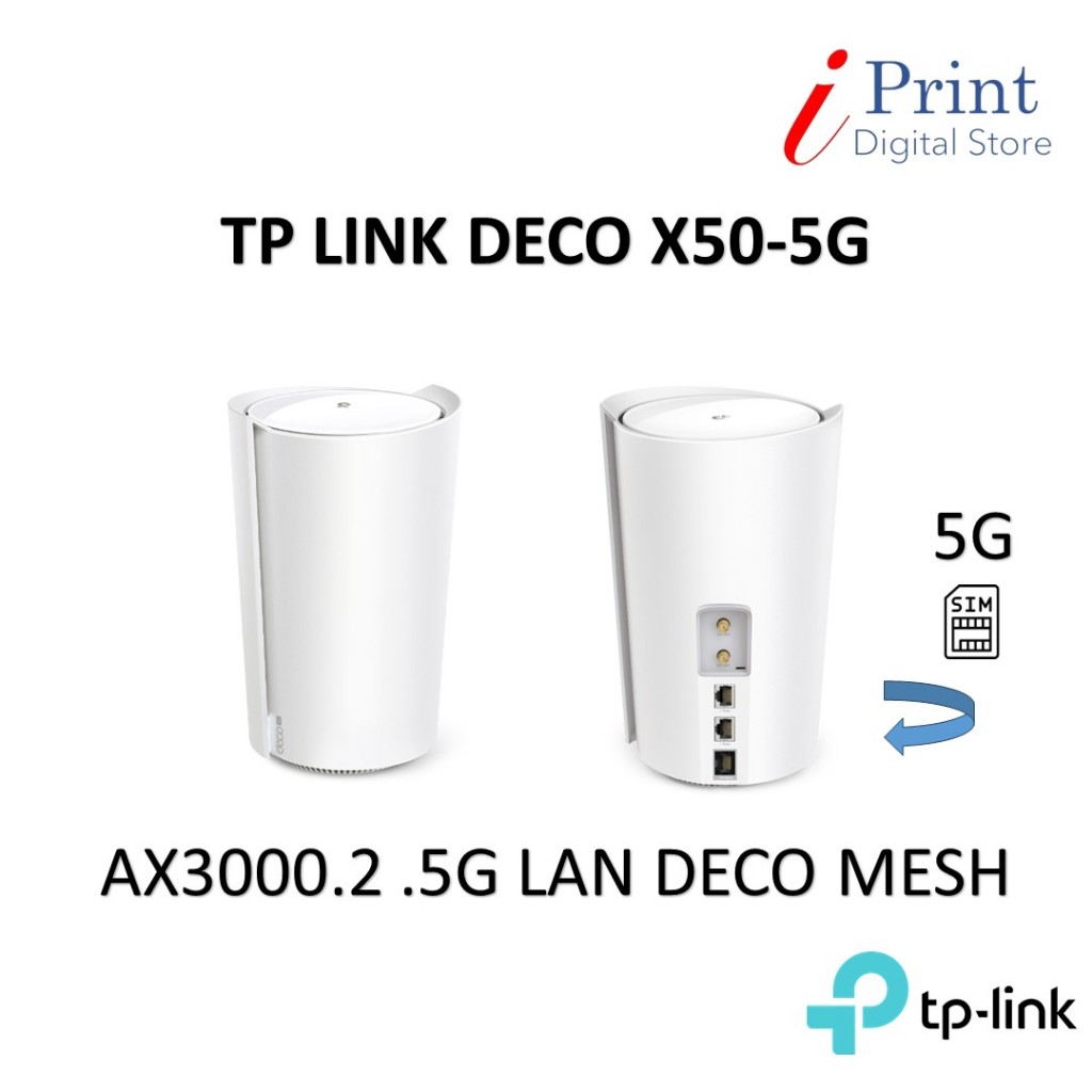 TP-Link Deco X50 5G / NX510V SIM Mesh Modem Router WiFi 6 AX3000 4G/3G ...