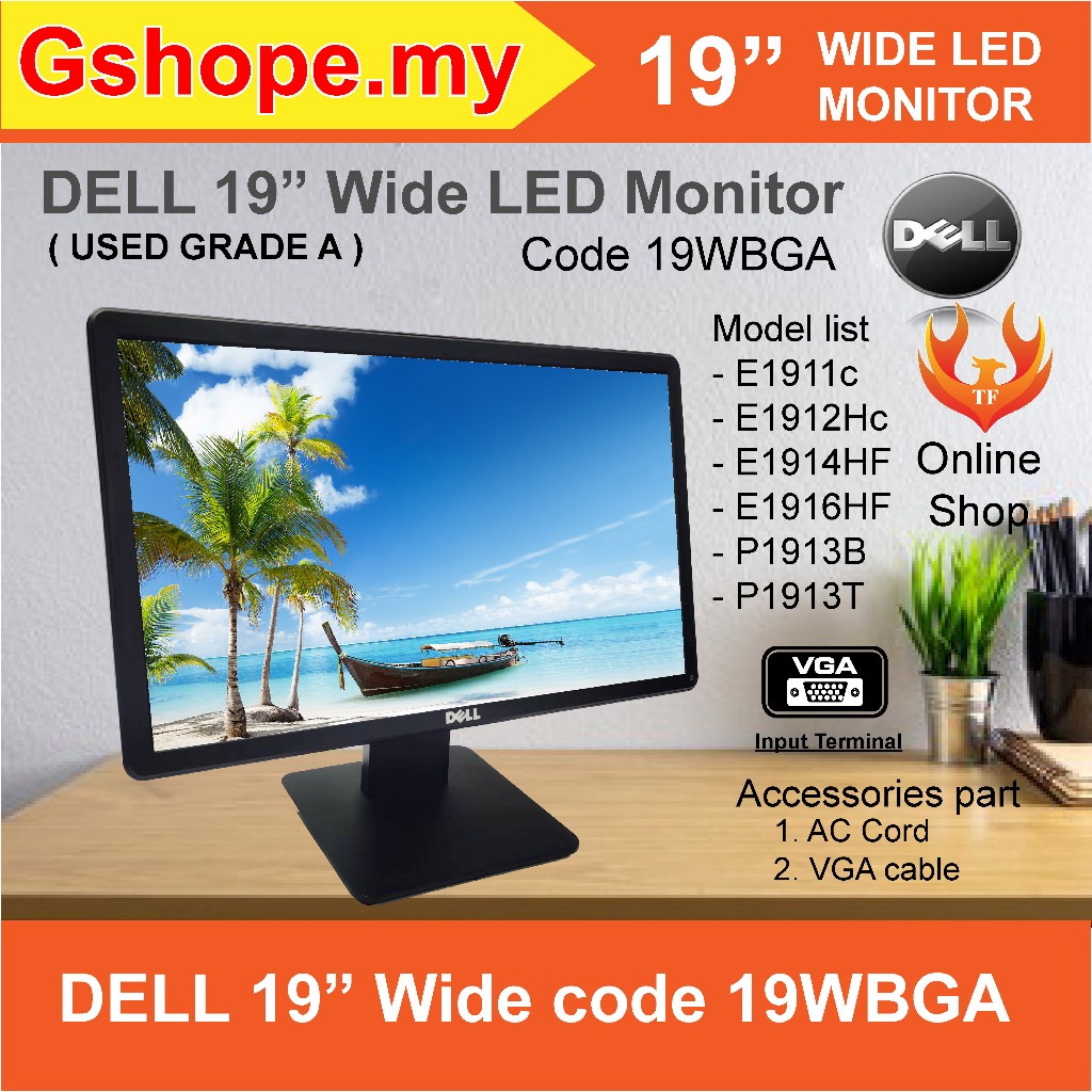 17" /19"/20" LED MONITOR ( USED GRADE A ) | Shopee Malaysia