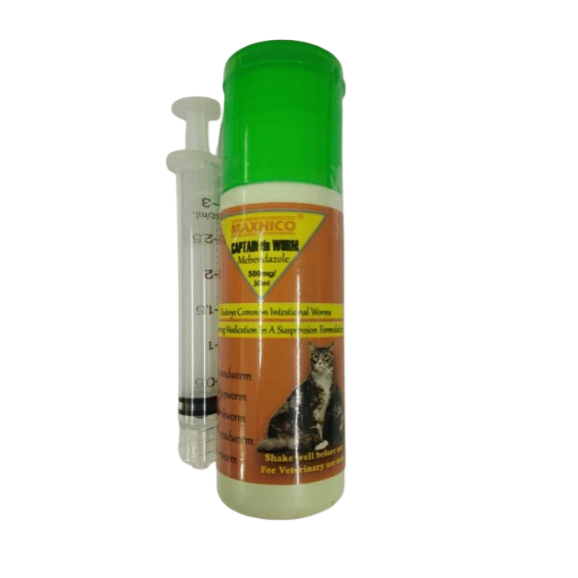 Maxhico Captain de Worm / Dewormer / Ubat Cacing Kucing 30ML (Cat & Dog) | Shopee Malaysia