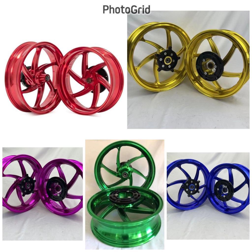 YAMAHA XMAX XMAX250 6 BATANG FORGED CNC ALLOY SPORT RIM PREMIUM QUALITY ...