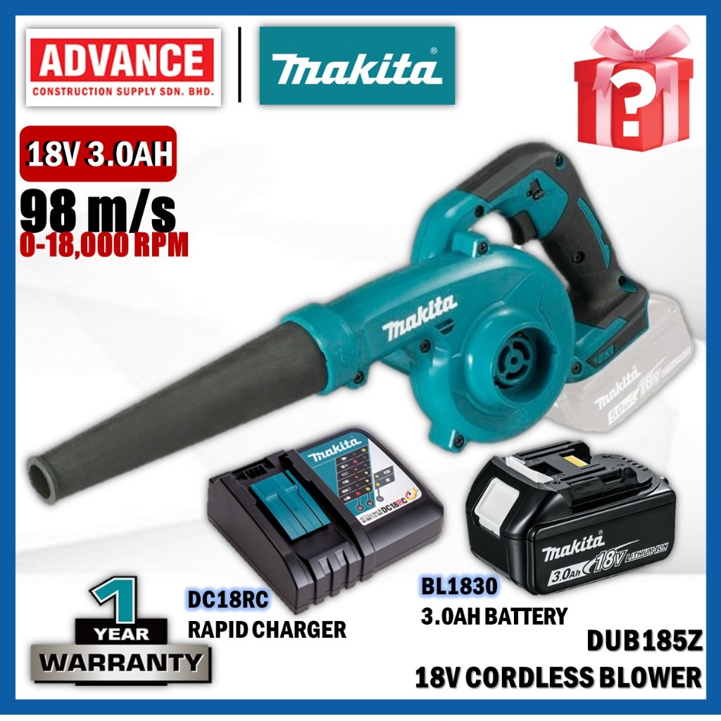 MAKITA DUB185 / DUB185Z 18V Cordless Blower ( Included Nozzle Assembly ) | Shopee Malaysia