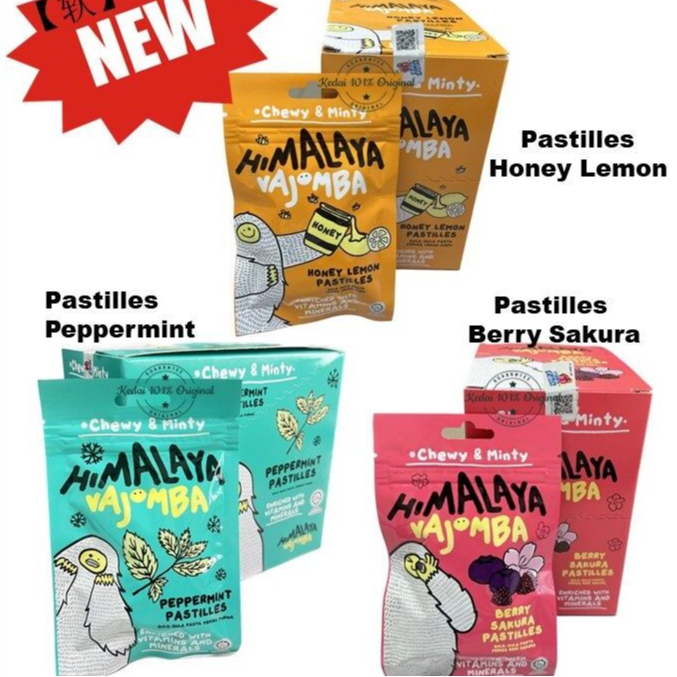 1 Box/12 Packs LATEST Himalaya Vajomba Berry Sakura/ Honey Lemon ...