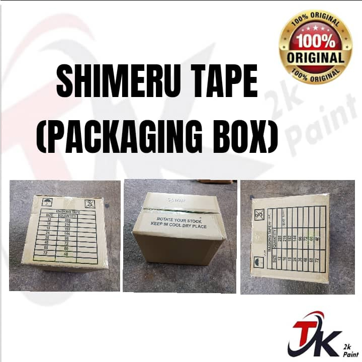 OFFER PRICE FOR 1 BOX SHIMERU MASKING TAPE (16MM X 18M /40MM X 15M ...