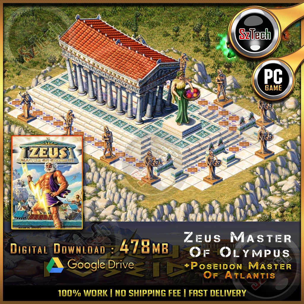 Zeus Master Of Olympus | Poseidon Master of Atlantis [PC GAME] 🔥 [ DIGITAL DOWNLOAD] 🔥Classic ...