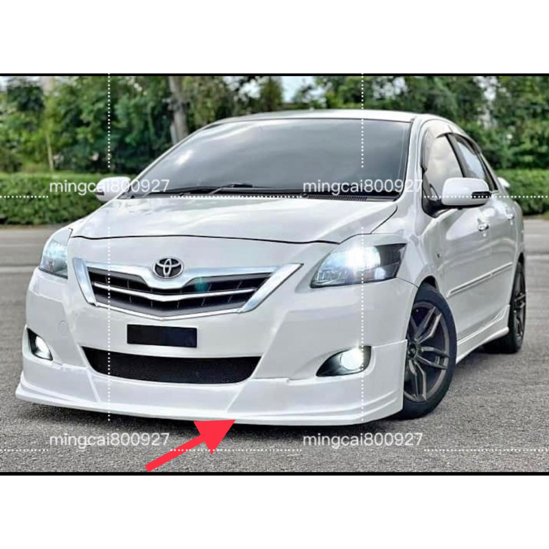 Toyota Vios NCP93 Trd Front Skirt Pu Bodykit Depan Skirt Lip Pu ...