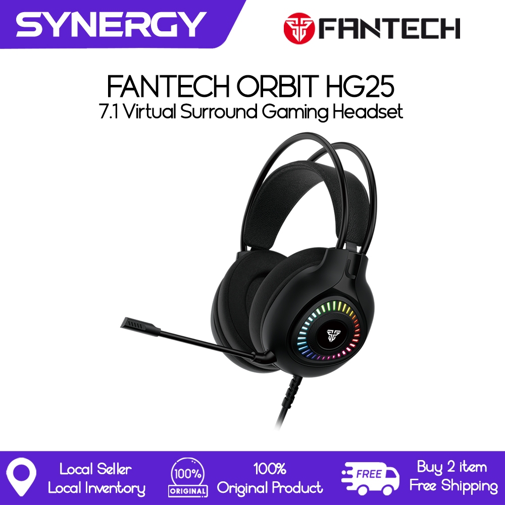 Fantech Gaming Headset Orbit HG25 with 7.1 Virtual Surround, Noise ...