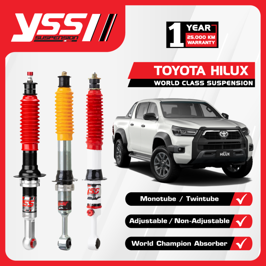 YSS Suspension Toyota Hilux Revo/Rocco/Rogue Hilux GR Sport Hilux Rogue ...