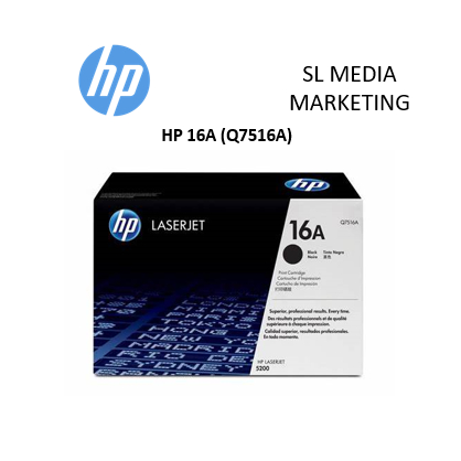HP 16A Black Original LaserJet Toner Cartridge Q7516A Q7516AC | Shopee ...