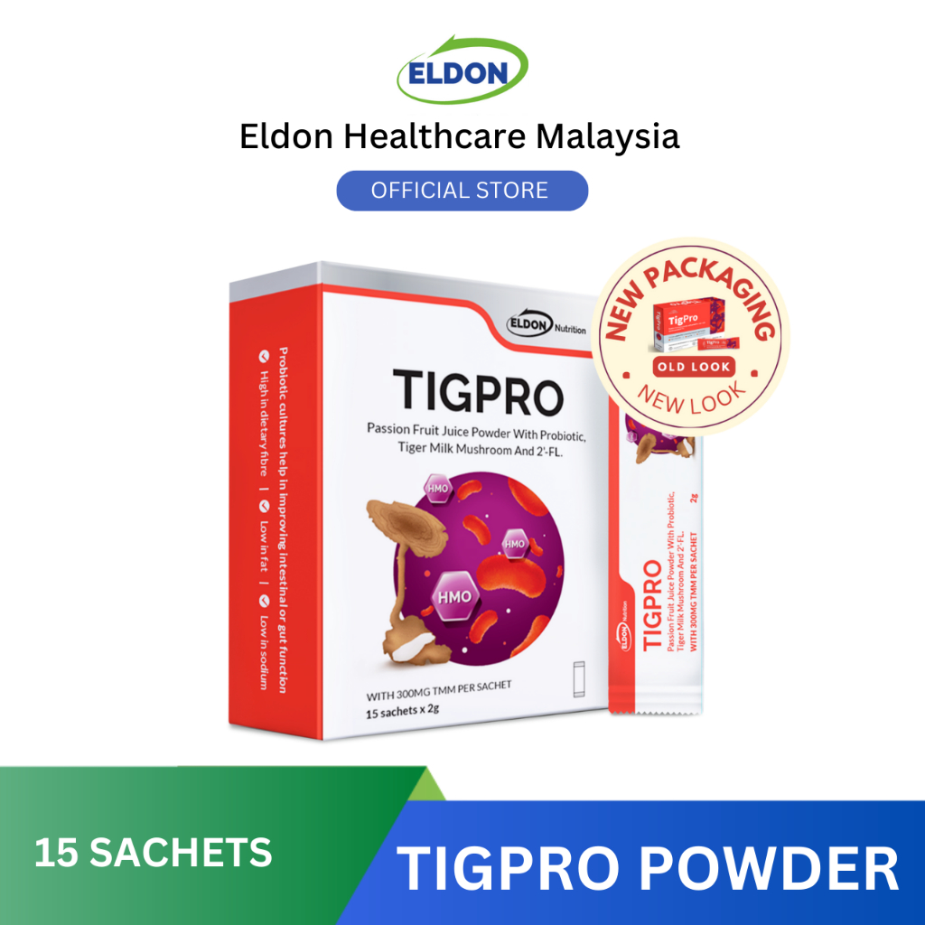 Eldon Nutrition TigPro Powder Cendawan Susu Harimau | Triple Protection with Tiger Milk Mushroom ...