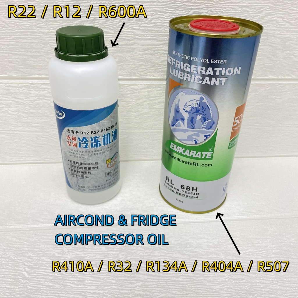 SYNTHETIC POLYOLESTER (POE) REFRIGERATION LUBRICANT OIL r32 / r410a ...