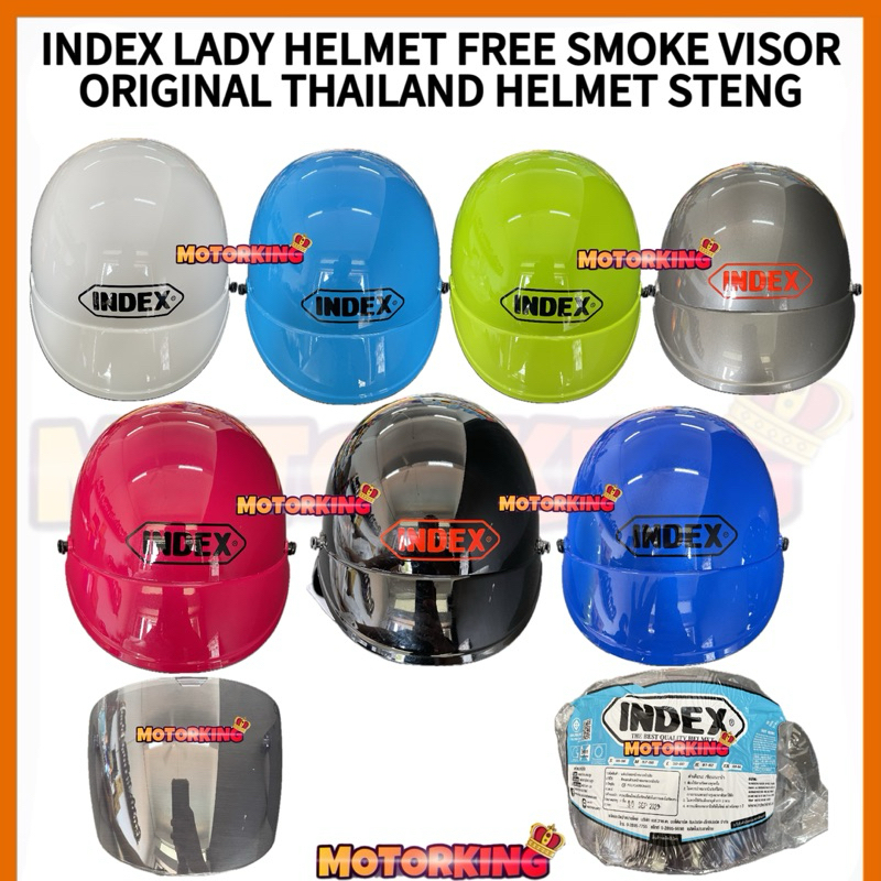 🔥🔥 INDEX LADY HELMET STENG FREE VISOR 🔥🔥 | Shopee Malaysia