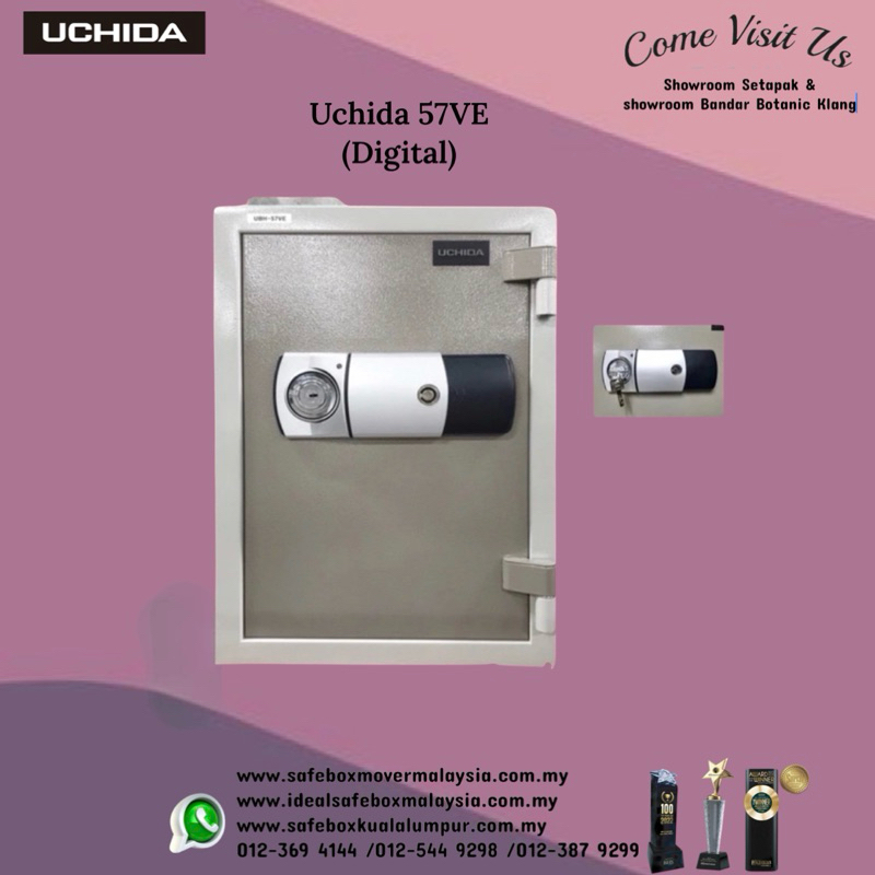 Uchida UBH-57VE Fire Resistant Safe (Digital Lock) uchida safe box 57VE ...