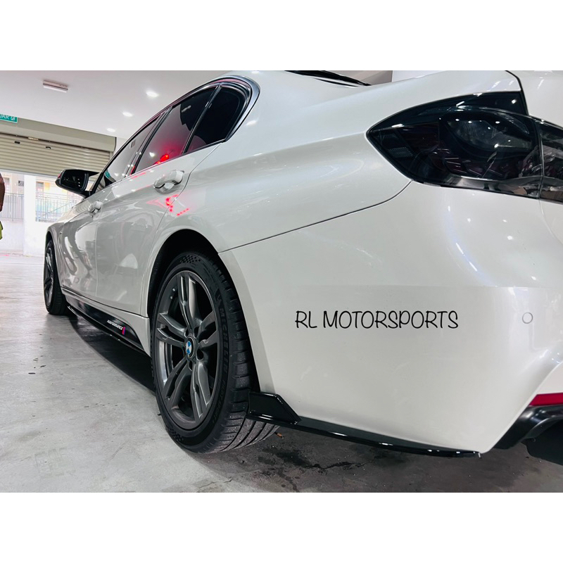 BMW F30 m sport performance side skirt lip diffuser spoiler bodykit body kit | Shopee Malaysia