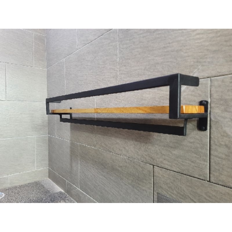 Wall mounted shelf rack (L-60cm x D-15cm) | Shopee Malaysia