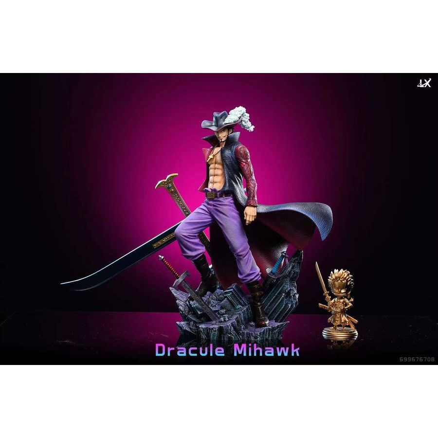 LX Studio - Dracule Mihawk 2.0 One Piece Resin Statue GK Anime Figure ...
