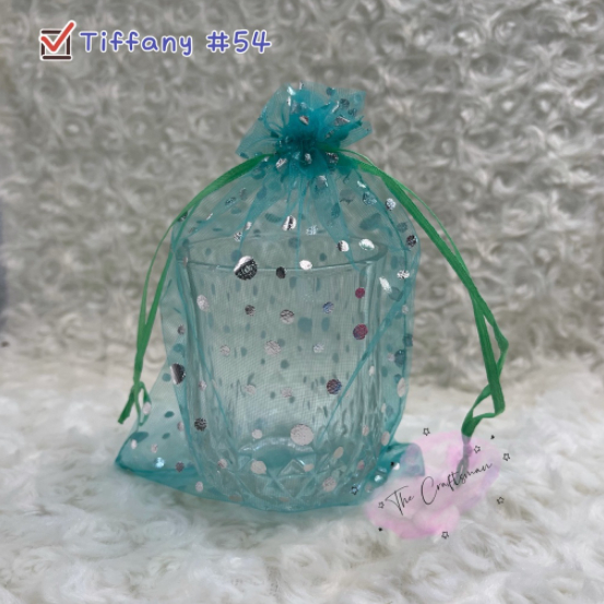 10PCS TIFFANY UNCANG ORGANZA DOORGIFT/ ORGANZA POUCH/ GOODIES BAG ...