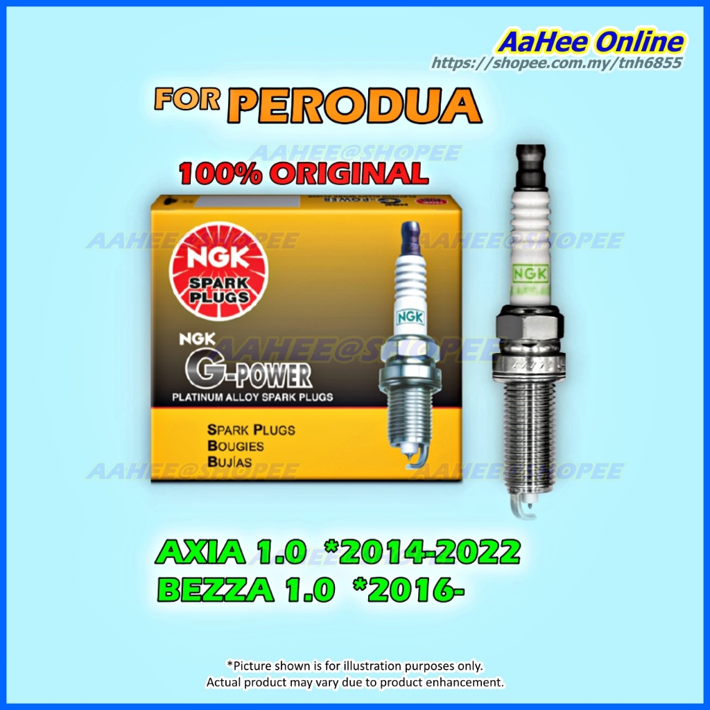 NGK G-POWER Platinum Spark Plug for Perodua AXIA BEZZA 1.0 93005 ...