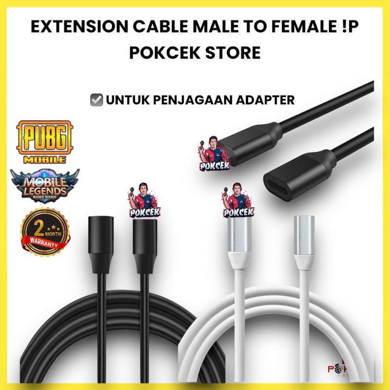 [PokcekStore] Gaming Extension Cable Male to Female For Adapter ...
