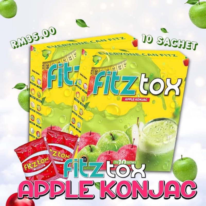 FITZTOX APPLE 🔥TERBARU ORIGINAL HQ 💯 READYSTOCK | Shopee Malaysia