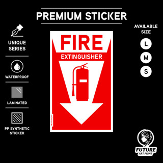 Fire Extinguisher. Premium Sticker Sign Notice Signage. Pemadam Api ...
