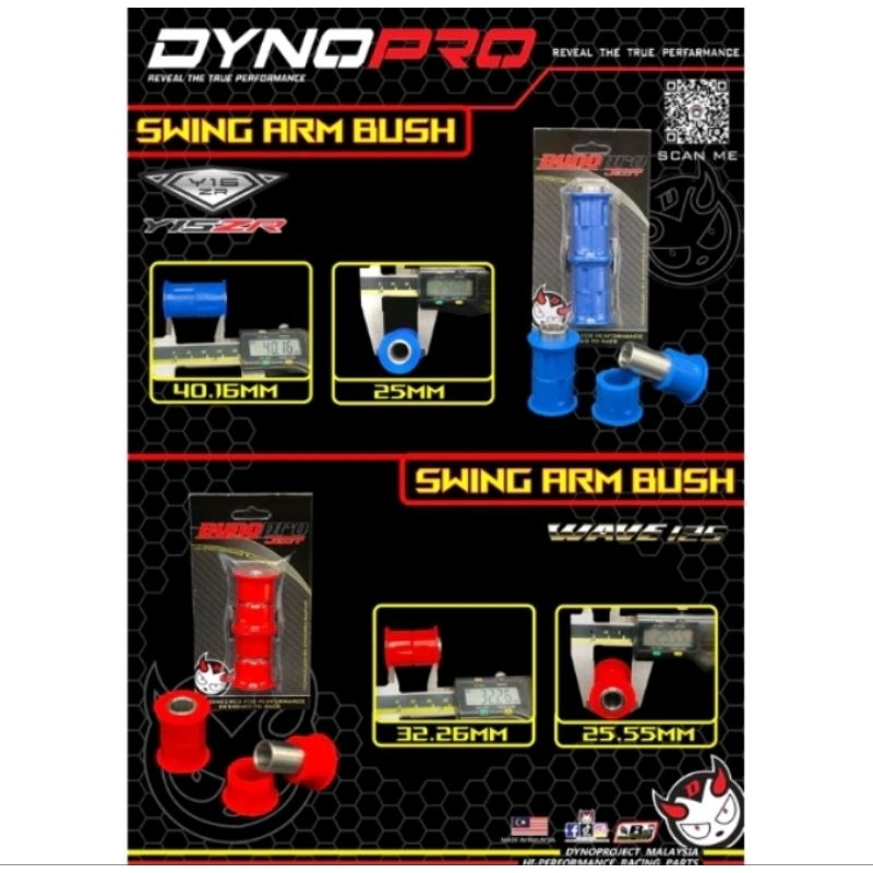 FREE SHIP CNC POLY ARM BUSH SWING ARM DYNOPRO PROTAPER HYPERTECH Y15 ...