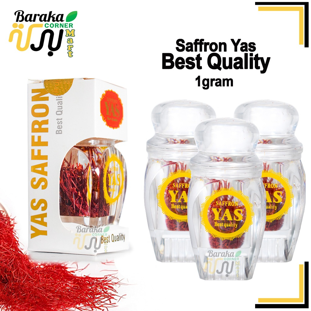 Saffron Yas Momtaz Super Negin Safran Bottle / Packet 1Gram | Shopee ...