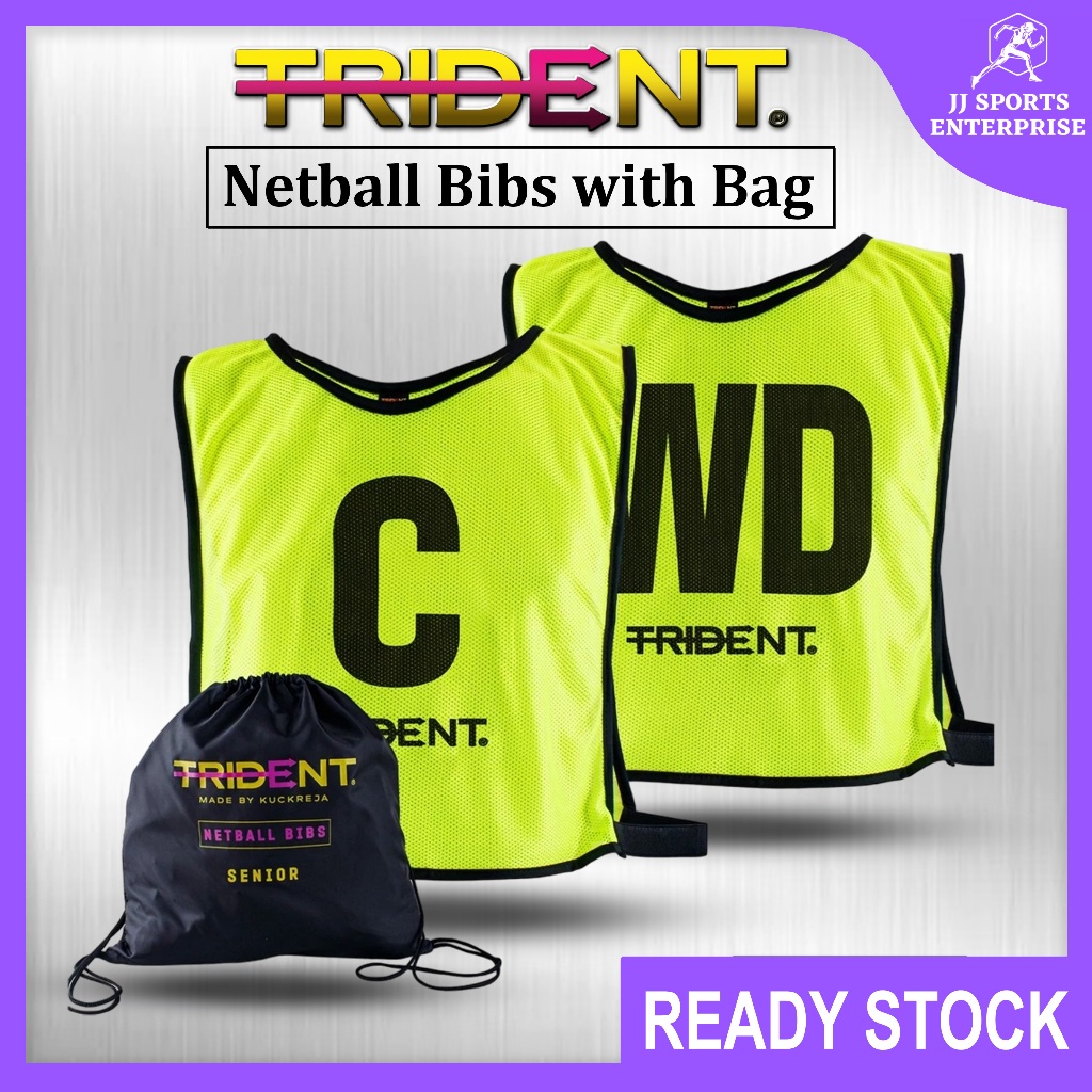 Trident Netball Bibs Set Trident Single Sided Netball Bibs Bib Bola ...