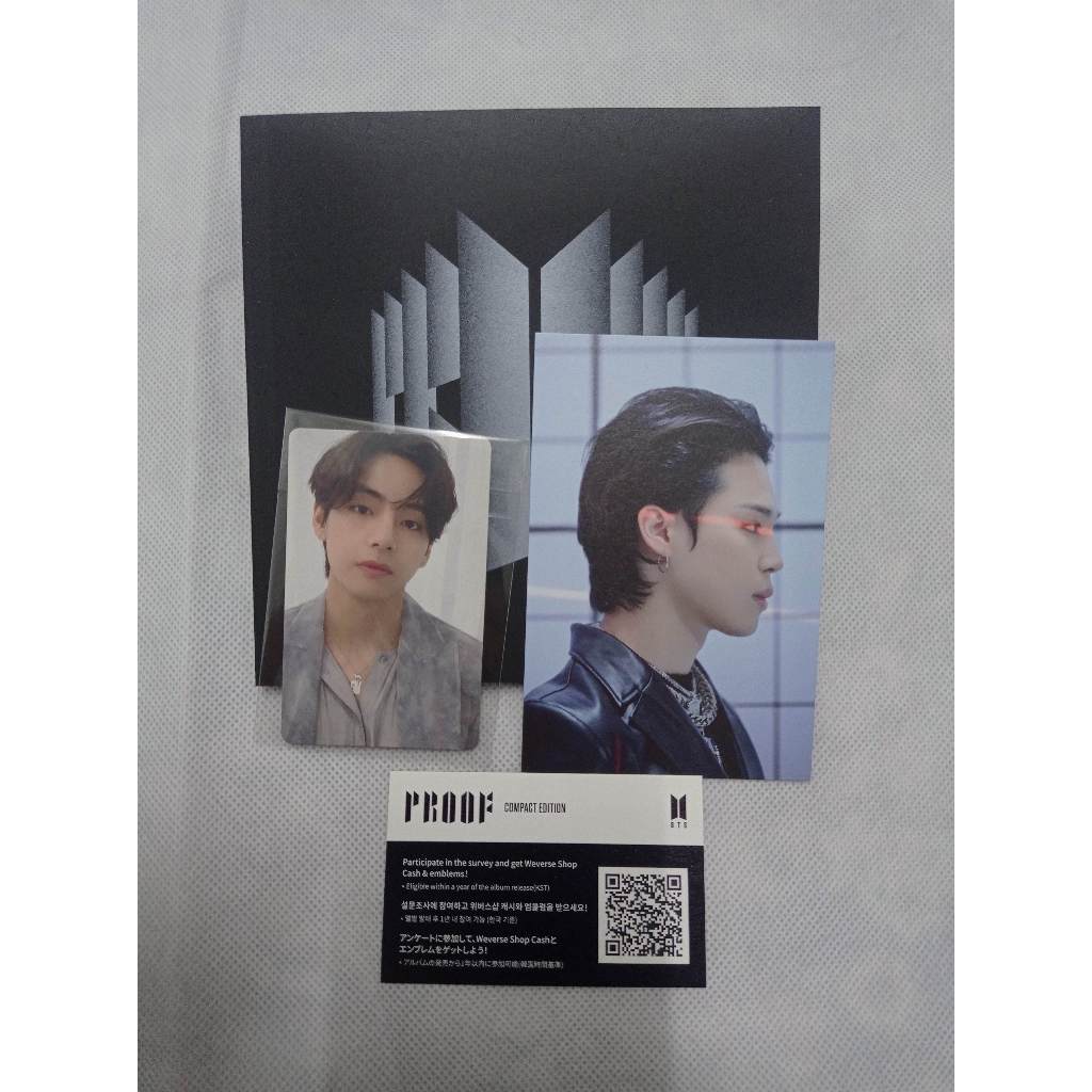 BTS PROOF - V TAEHYUNG JIMIN COMPACT VERSION OFFICIAL ALBUM | Shopee ...