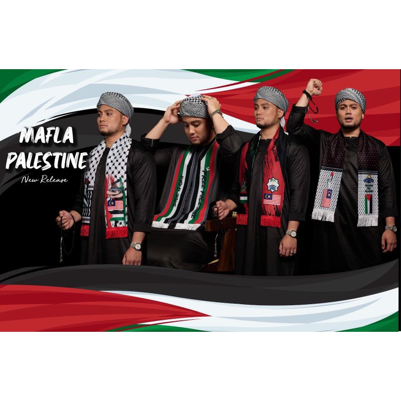 Mafla Bendera Malaysia & P@!e$+!n 2 sided 2 gaya 2 corak | Shopee Malaysia